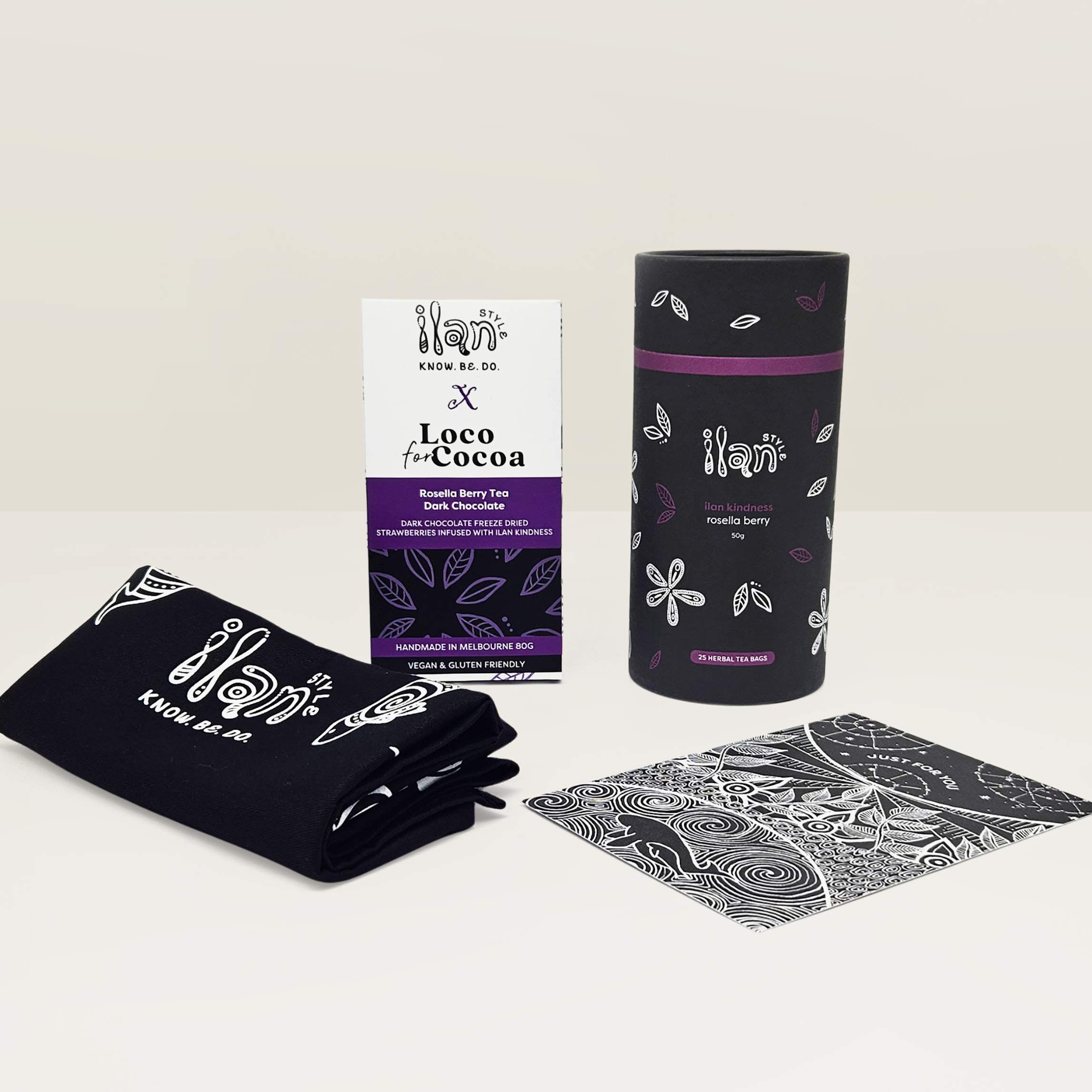 Indulgence Gift Box (Tea Bags 50g): Rosella Berry – Ilan Style