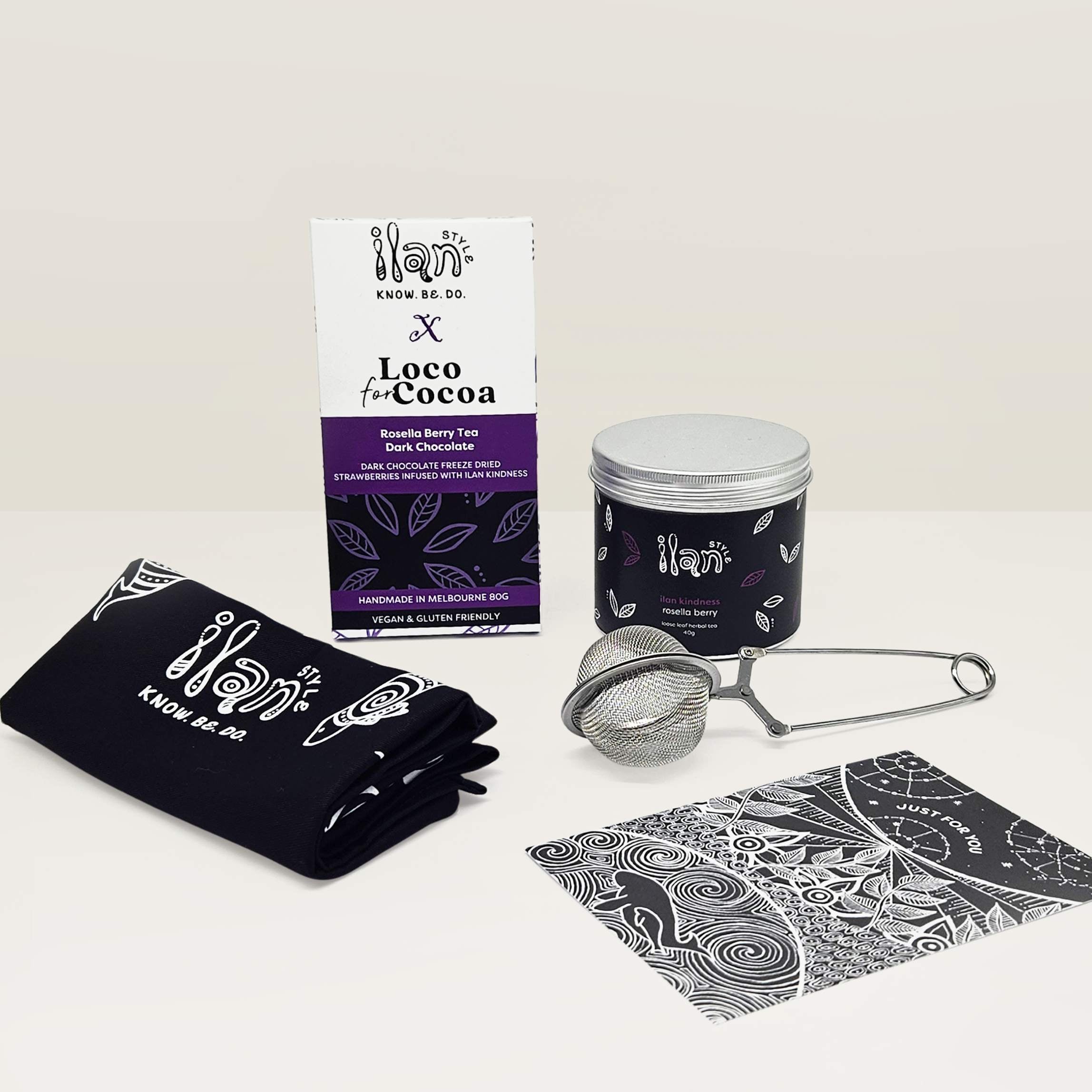 Indulgence Gift Box (Loose Leaf 40g): Rosella Berry – Ilan Style