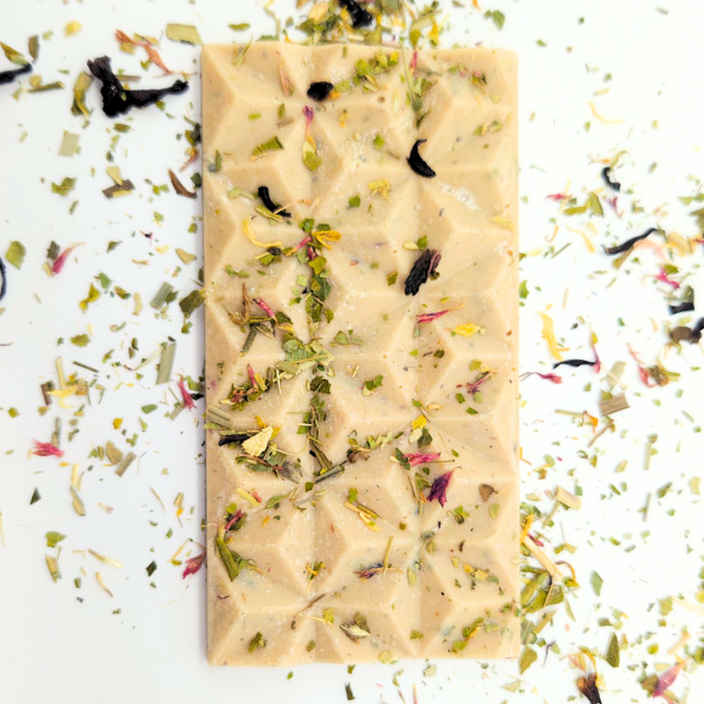 Moringa Lemon Tea White Chocolate Bar: Ilan Style x Loco For Cocoa